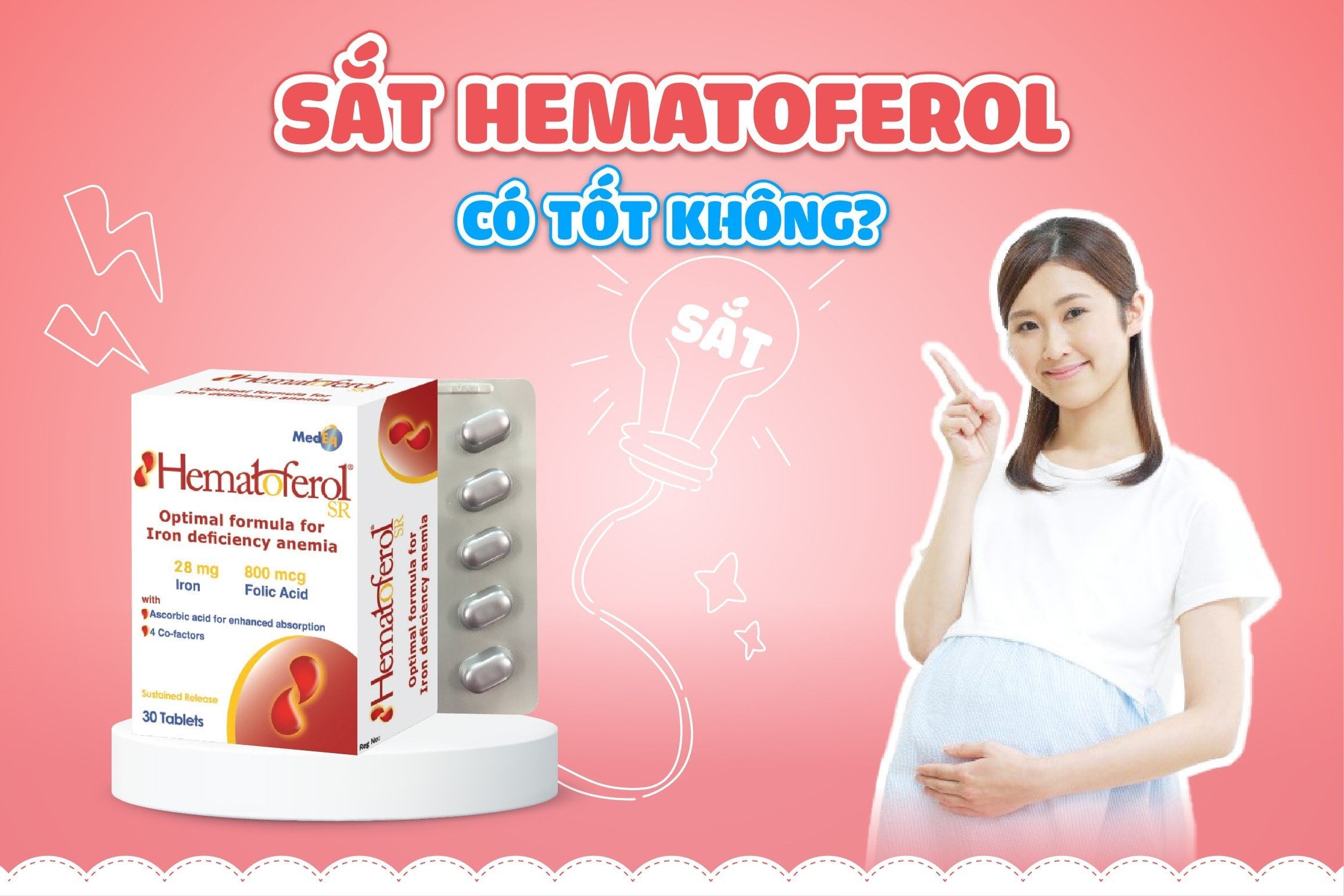 Hematoferol có tốt không? 4 ưu điểm vượt trội của sắt Hematoferol ...